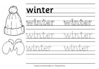 Winter Worksheets | Activity Village