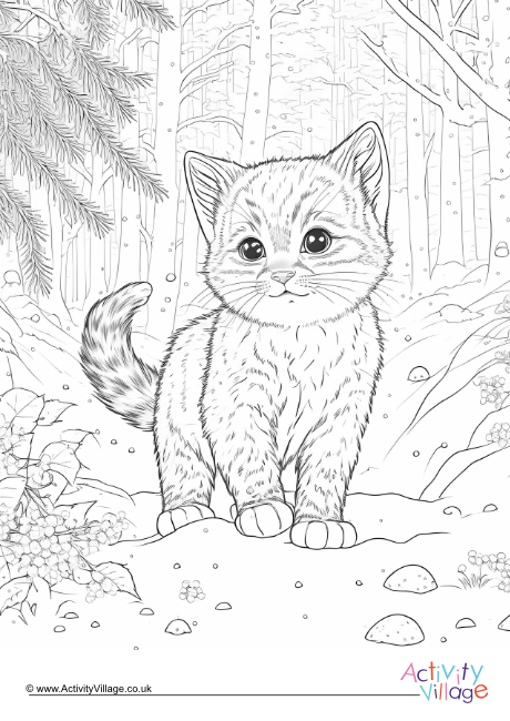 Cat Colouring Pages | Activity Village