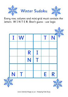 Winter Puzzles | Activity Village