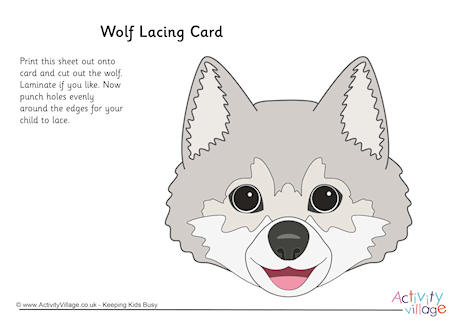 Wolf Printables | Activity Village