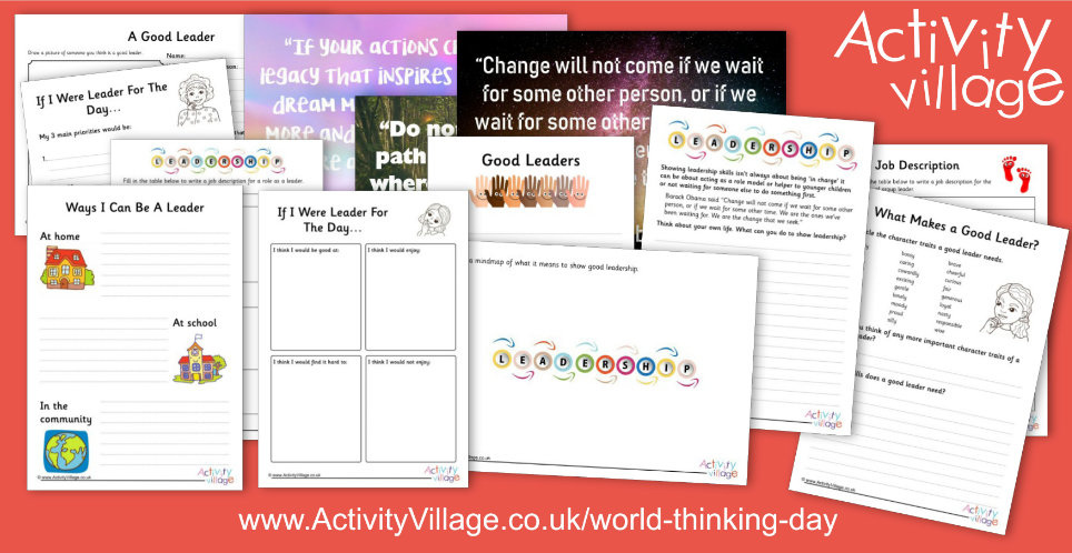 World Thinking Day Leadership Activities | Activity Village