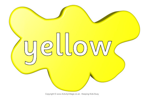 Colour Posters - Splats | Activity Village