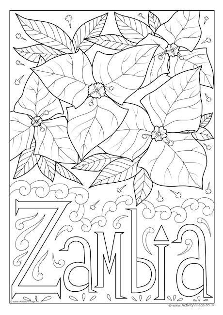 Flowers of the Commonwealth Colouring Pages | Activity Village