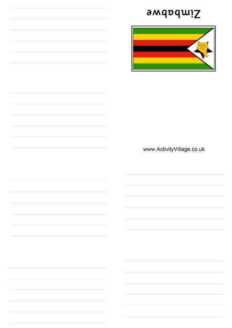 Zimbabwe Facts and Printables for Kids